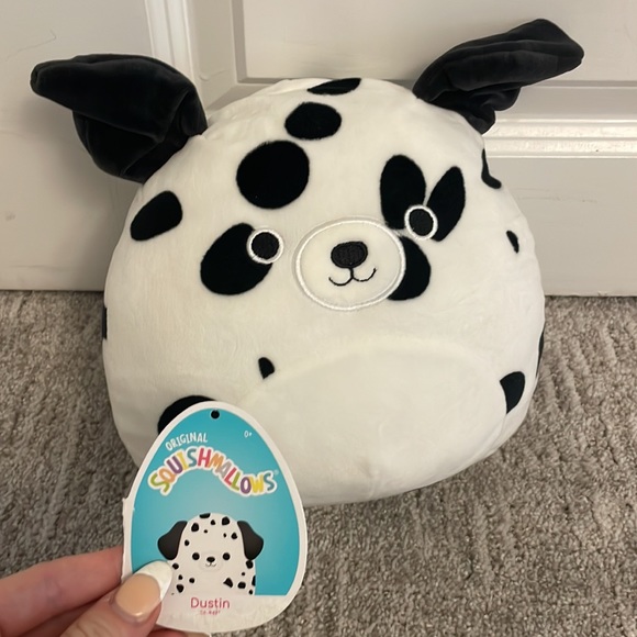 Squishmallows | Toys | 8 Inch Dustin Squishmallow Black And White ...